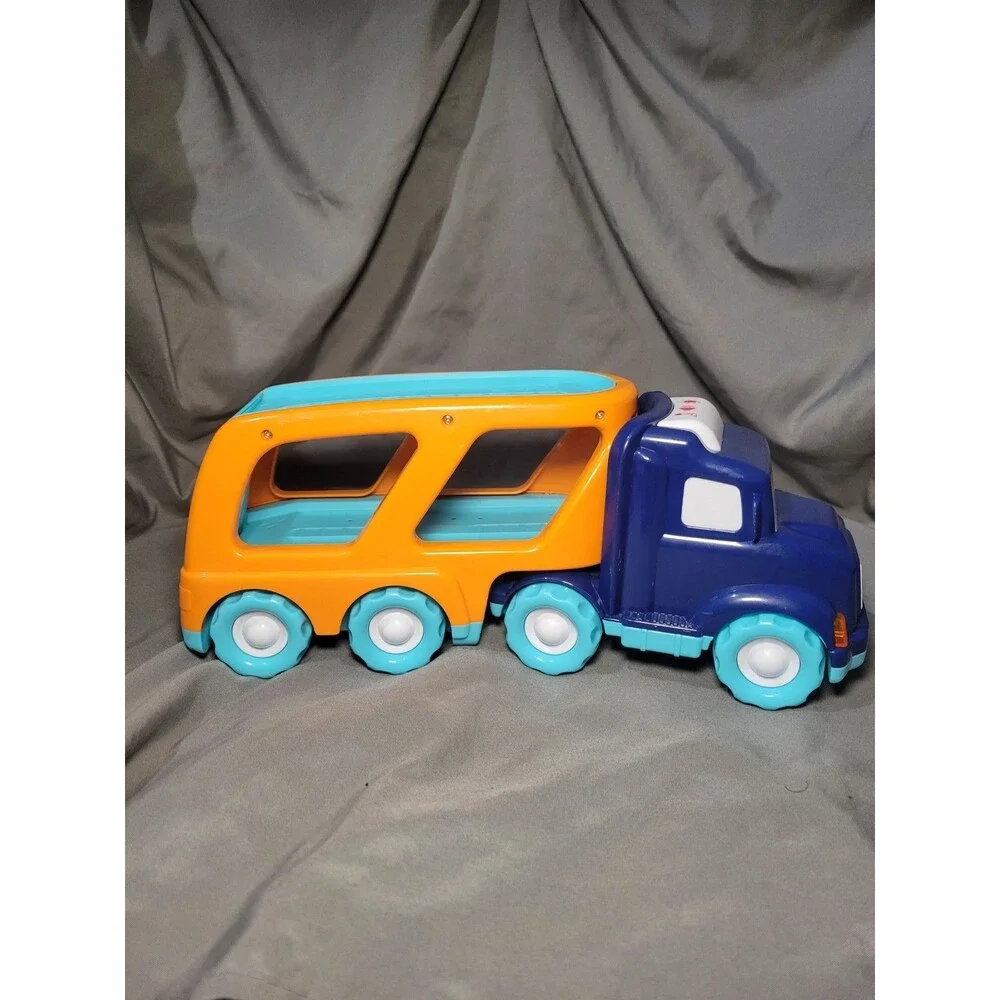Unbranded | Toys | Plastic Toy Truck Blue Orange With Detachable ...